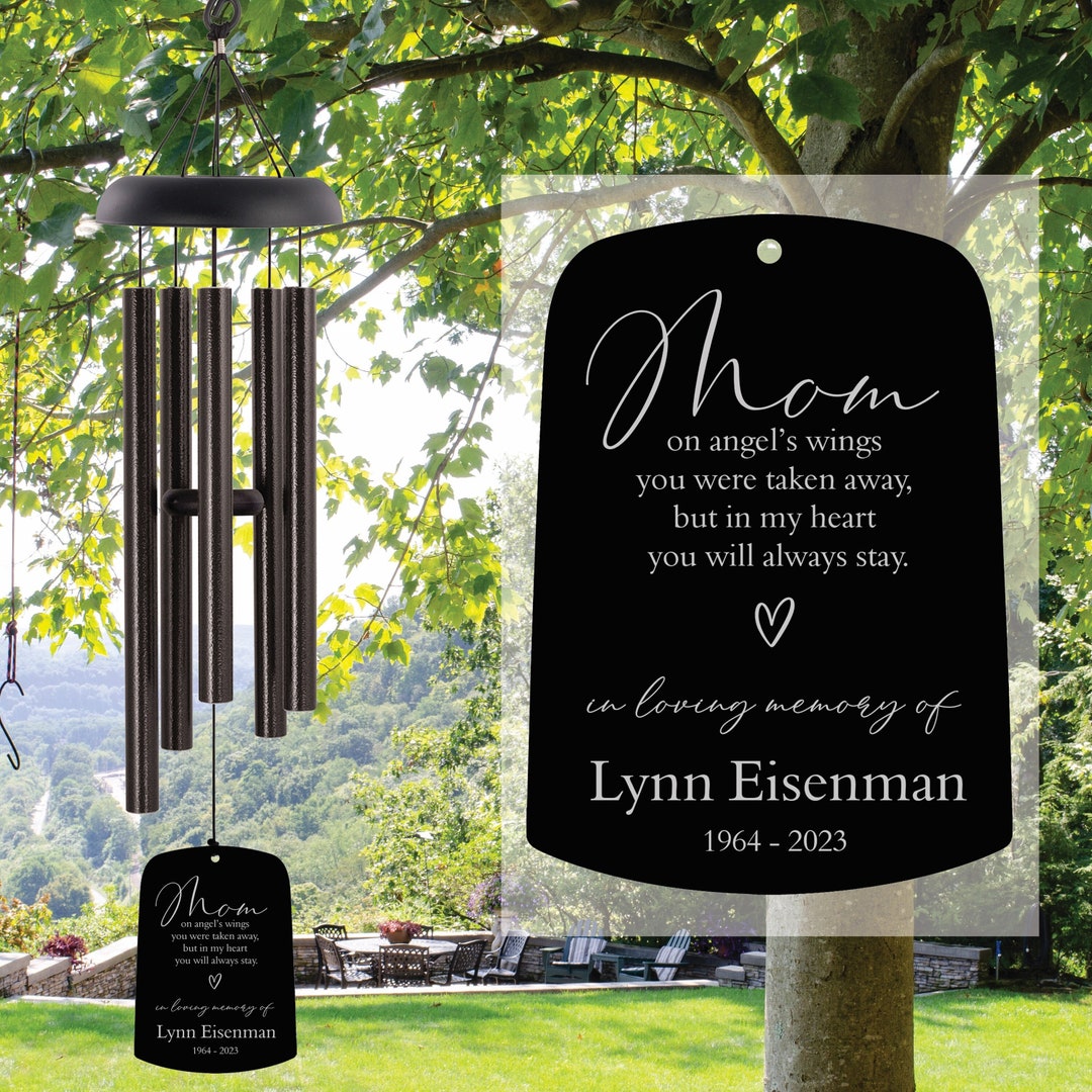 Loss of Mother Wind Chime in Memory of Mom Gift Memorial Wind Chime Mom ...