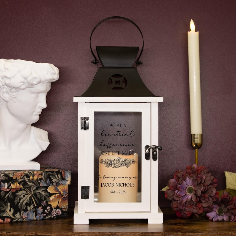 Loss of Loved One Memorial Lantern | Memorial Lantern Gift | Lasting ...