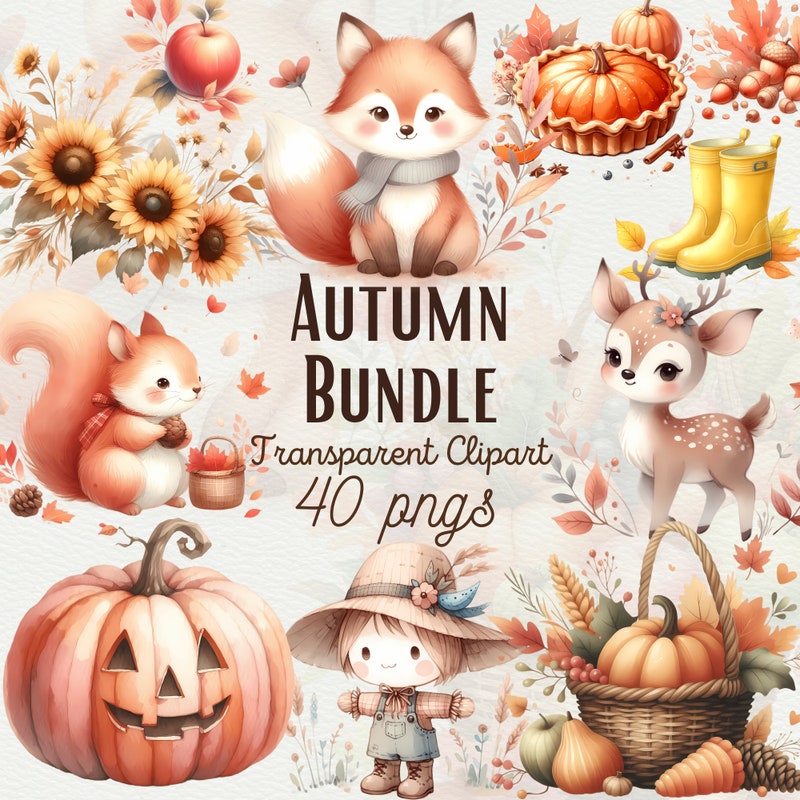 Autumn Clip Art - Etsy