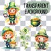 Watercolor Leprechaun PNG Clipart Printable Leprechaun DIY Leprechaun ...