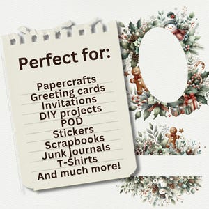 Watercolor Christmas Border Clipart Winter Floral Frame PNG Watercolor ...