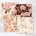 Vintage Watercolor Pink Roses Digital Paper Seamless Roses Pattern ...