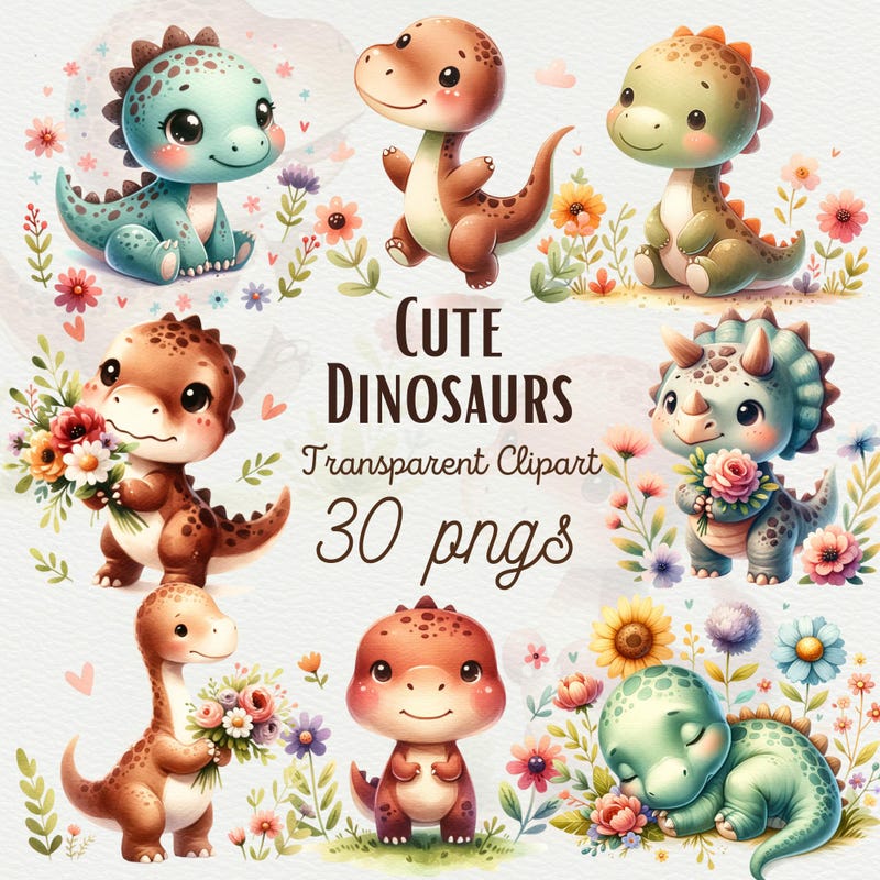 Cute Dino - Etsy