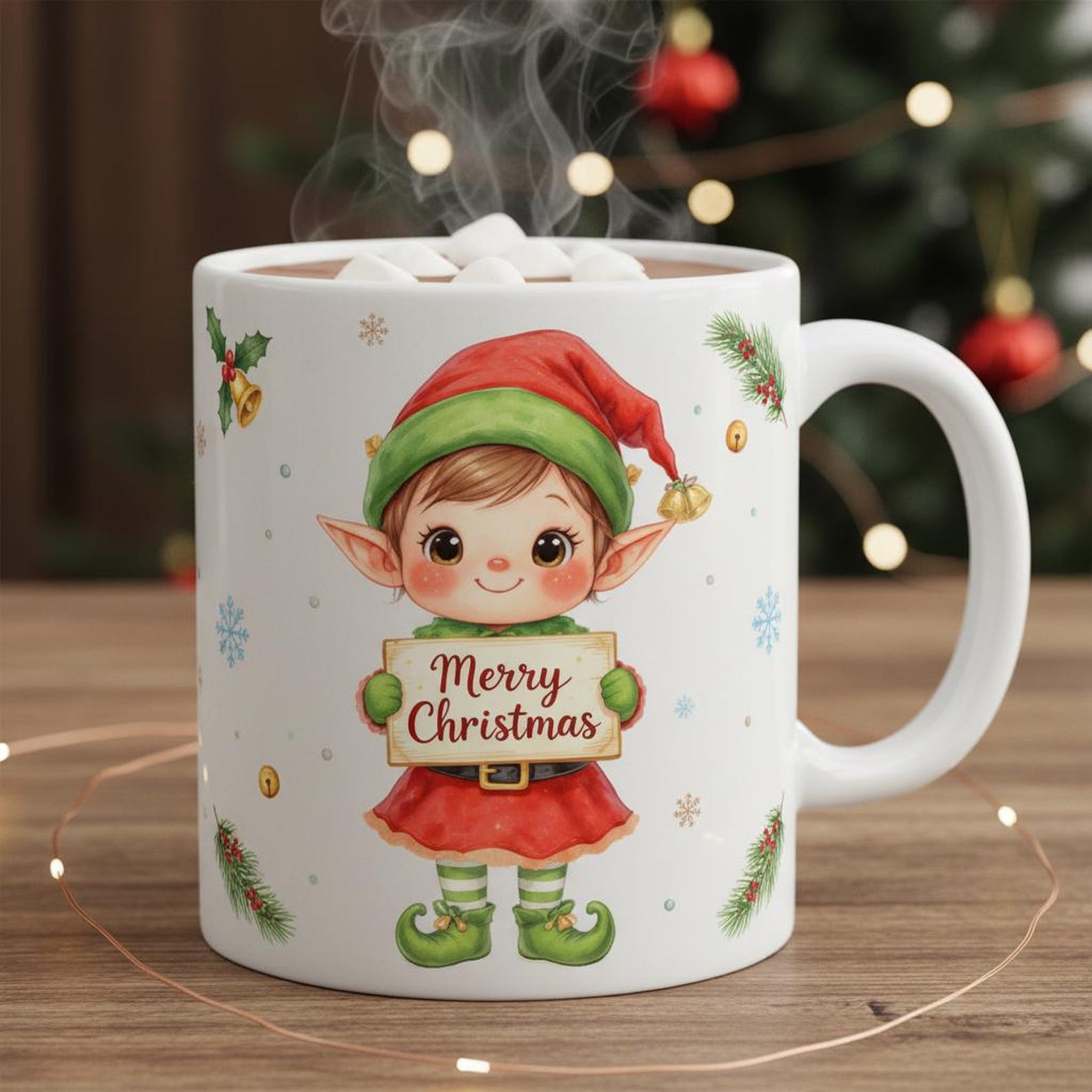 Christmas Elves Clipart Bundle - Cute Holiday Graphics for Crafts (20 ...