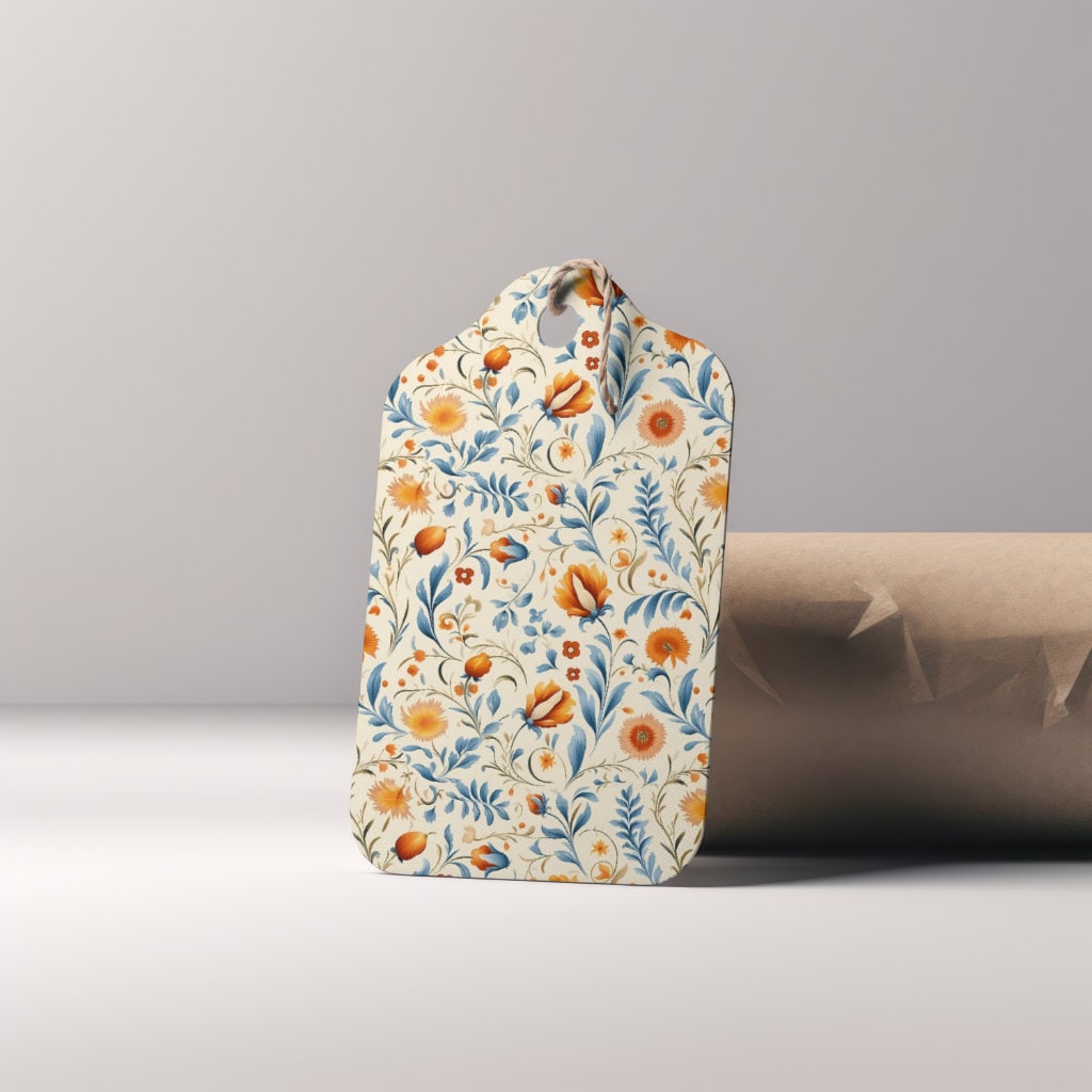 24 Sheet Printable Florentine Digital Paper Vintage Flower Pattern ...