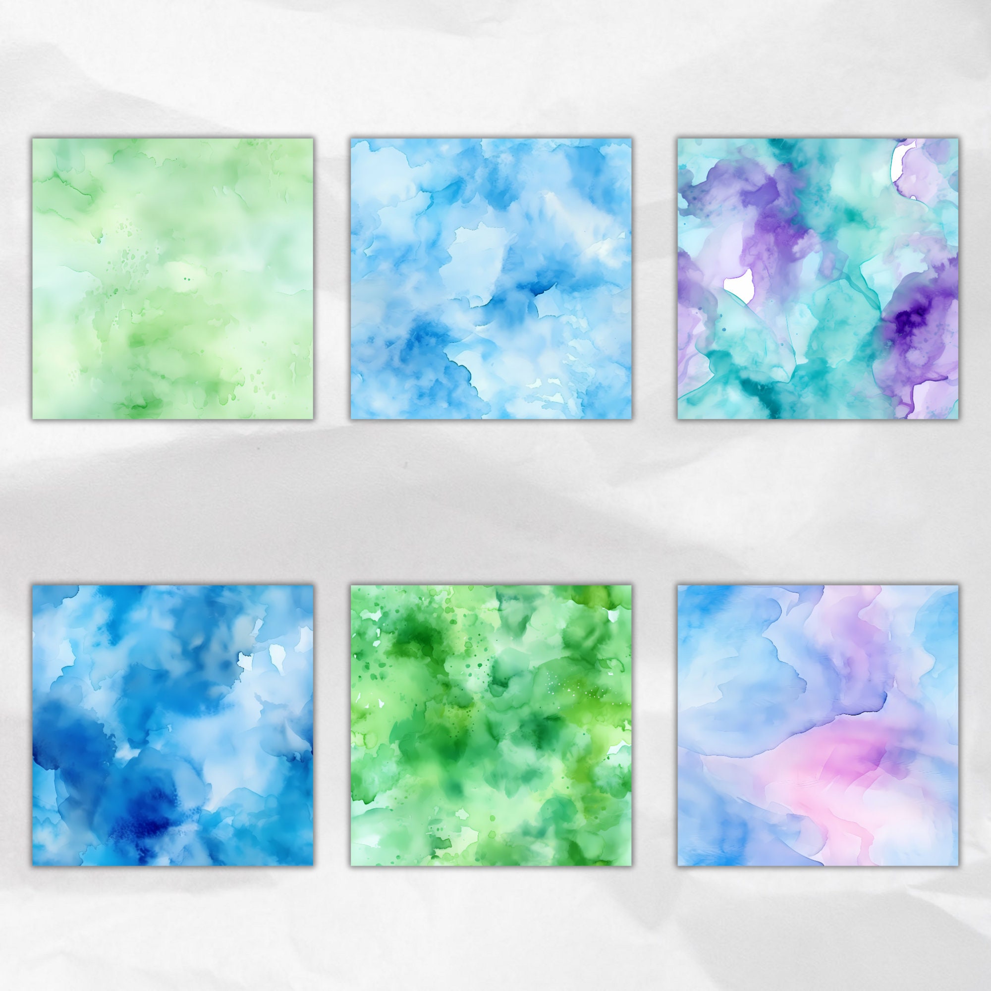 Pastel Watercolor Splash Digital Paper Watercolor Texture - Etsy