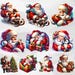 Santa Claus Clipart Bundle - Christmas Graphics for Crafts & DIY ...