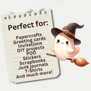 Cute Ghost Halloween PNG Bundle Cute Boho Ghost Clipart Spooky ...