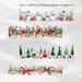 Watercolor Christmas Border Clipart Winter Floral Frame PNG Watercolor ...