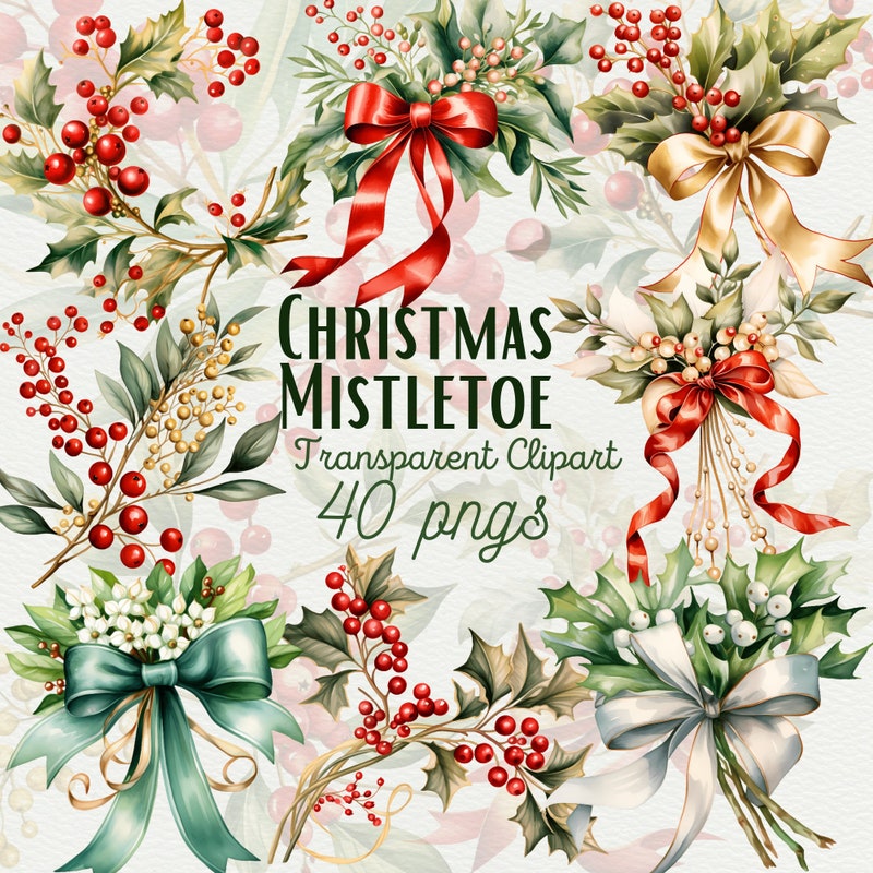 Christmas Mistletoe - Etsy