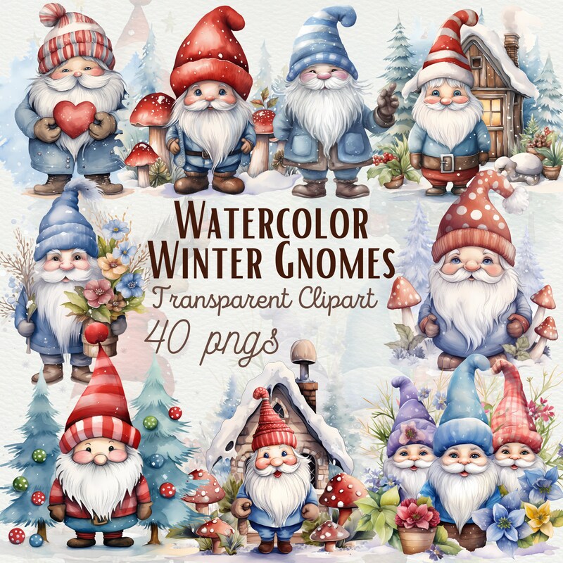 Gnome Illustration - Etsy