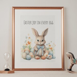 Watercolor Easter Clipart Bundle Easter Bunny Graphics Easter Eggs PNG ...