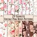 Vintage Watercolor Pink Roses Digital Paper Seamless Roses Pattern ...