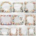 Watercolor Easter Frames Clipart Floral Border Clipart Floral Easter ...