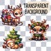 Cute Watercolor Reindeer Clipart - Adorable Holiday Graphics for Crafts ...