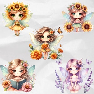Watercolor Spring Fairy Clipart Magical Fairy Designs Clipart Nursery ...