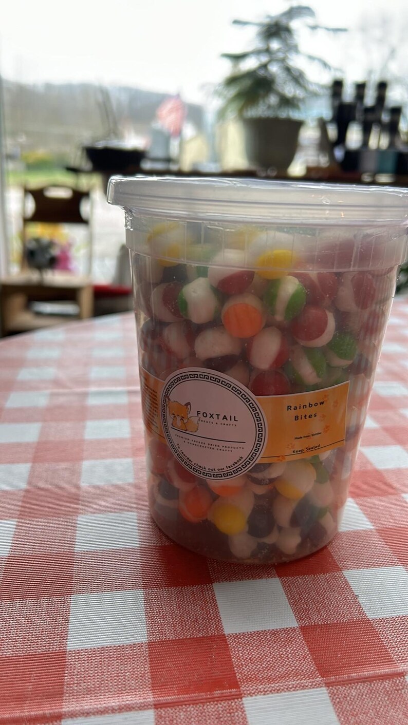 Freeze Dried Skittles, Rainbow Bites, 32 Oz and 8 Oz Packages. - Etsy
