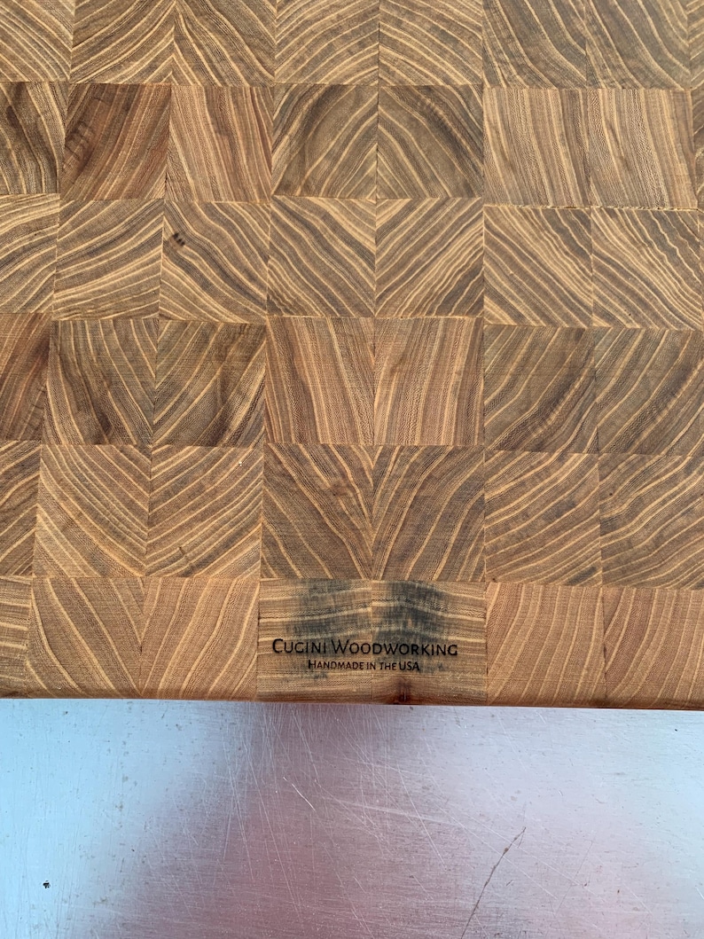 End Grain Butcher Block Cutting Board - Etsy