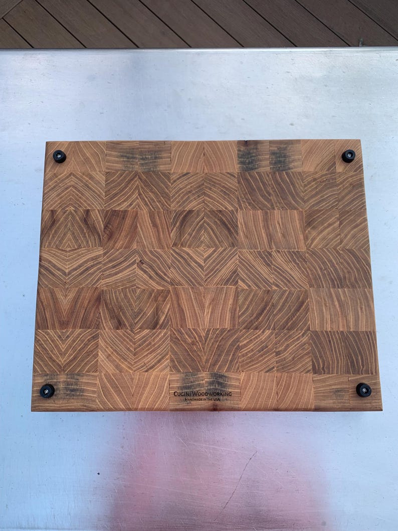 End Grain Butcher Block Cutting Board - Etsy