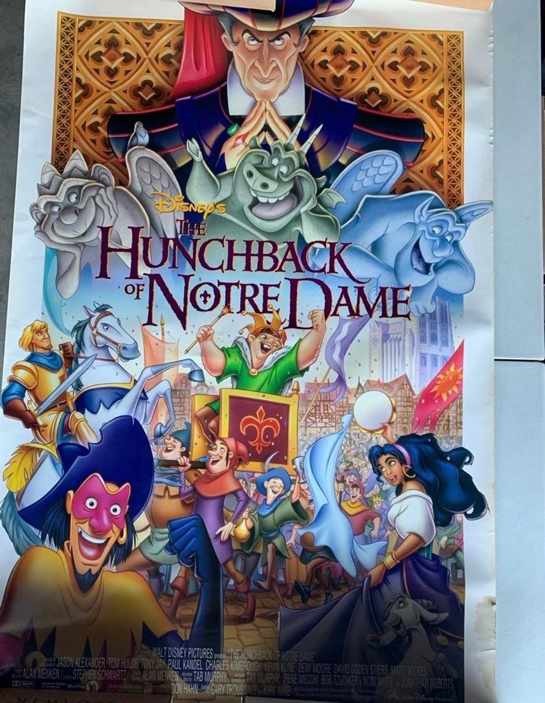 1996 Hunchback of Notre Dame Original Movie Poster - Etsy