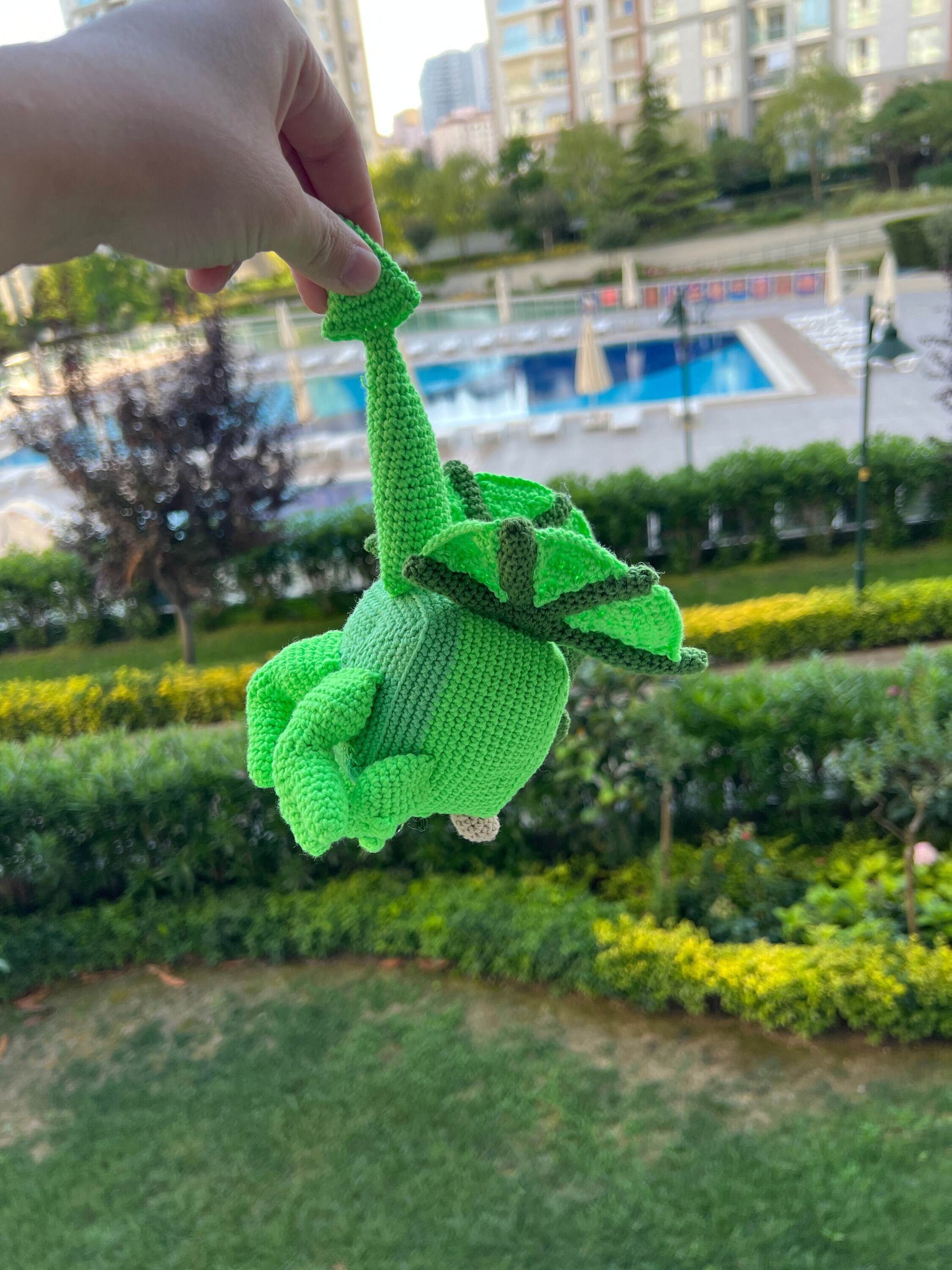 CROCHET PATTERN: Cute Cubical Dragon Dakota-english- Stuffed Amigurumi ...