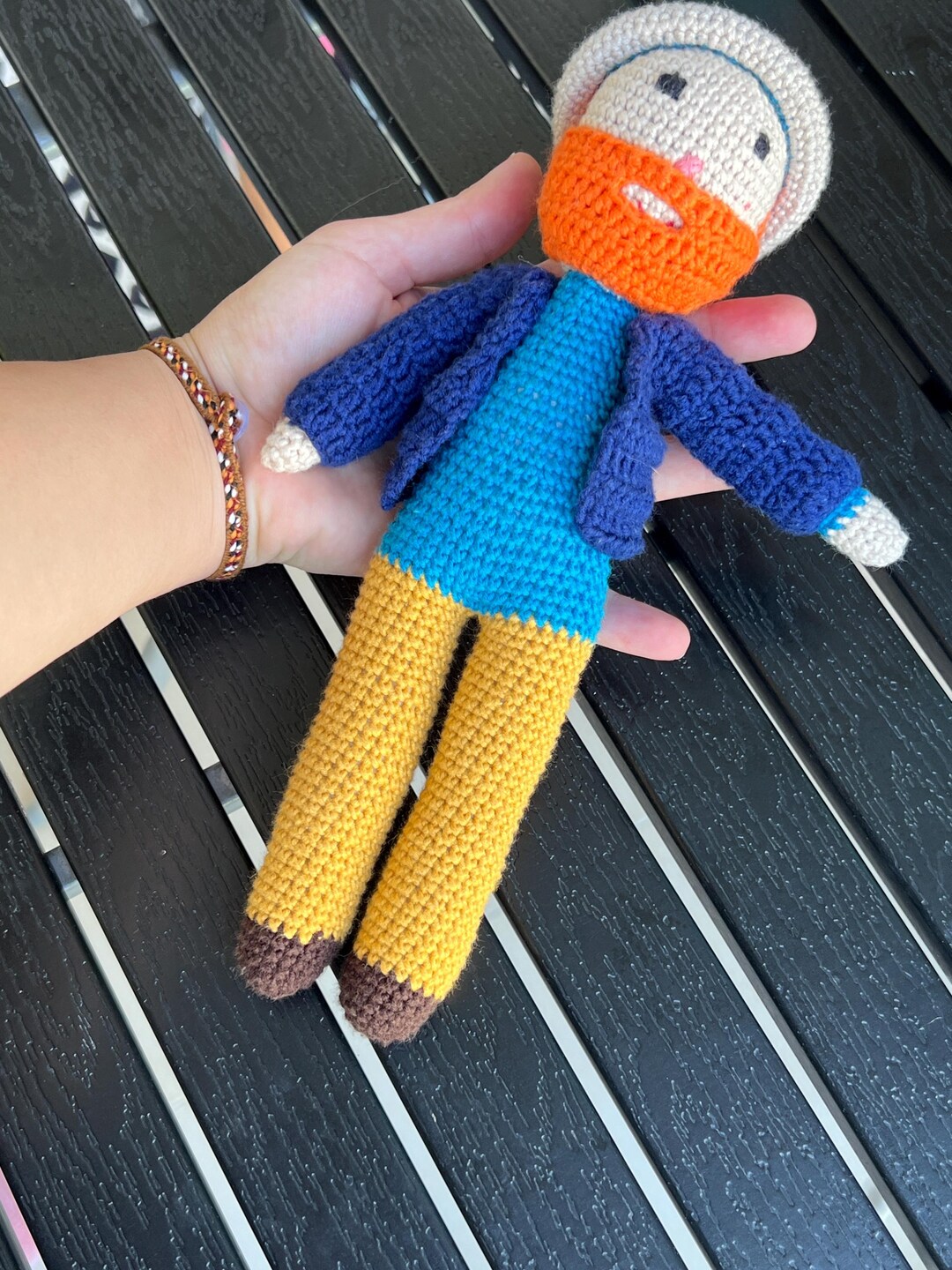 Crochet PDF Pattern-vincent Van Gogh Amigurumi, Famous Painter Crochet ...
