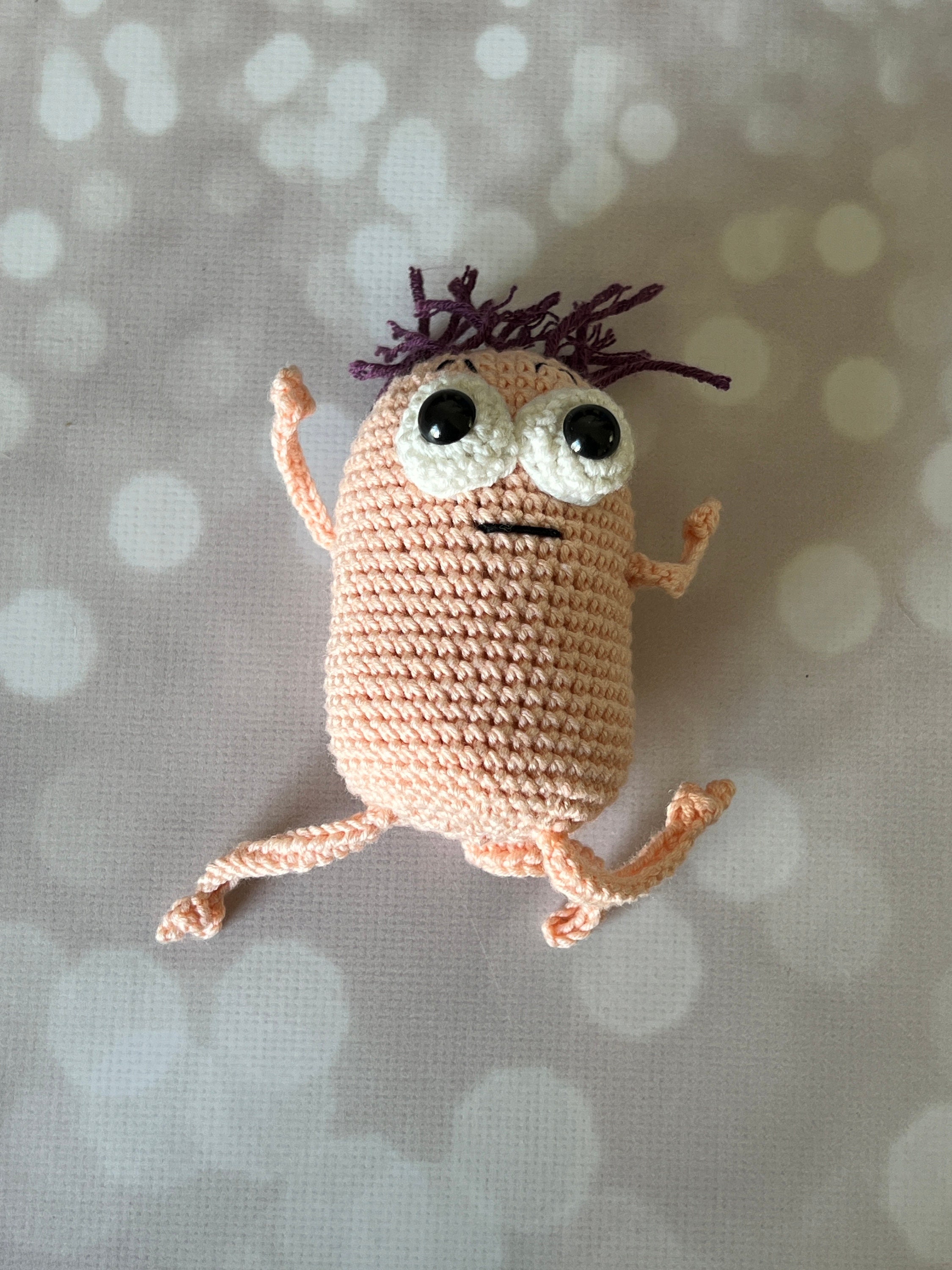 CROCHET PDF PATTERN: E.coli Amigurumi Crochet Microbe Toy by @rezz ...