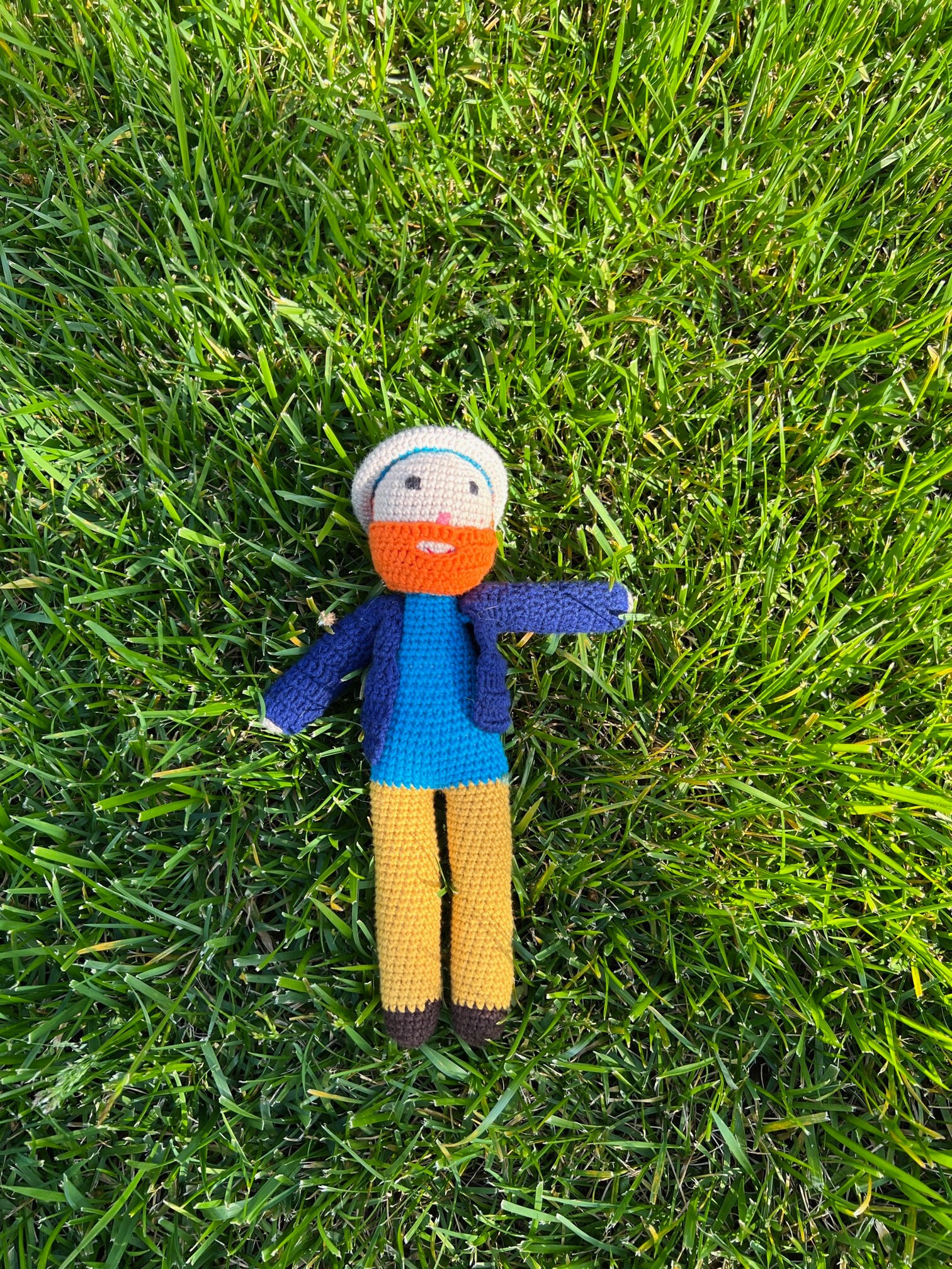 Crochet PDF Pattern-vincent Van Gogh Amigurumi, Famous Painter Crochet ...