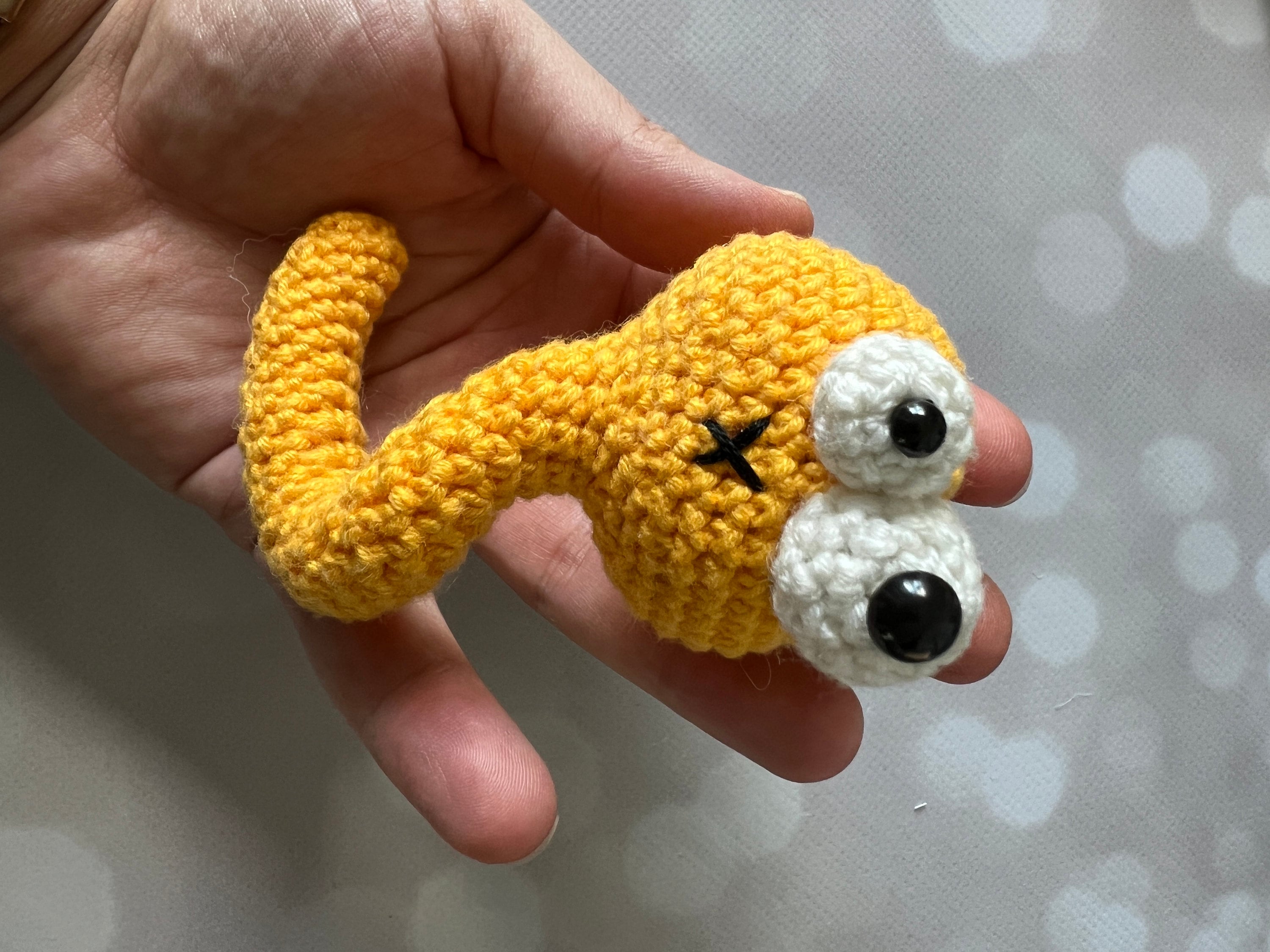 CROCHET PDF PATTERN: Ascaris Lumbricoides Amigurumi Crochet Microbe Toy ...