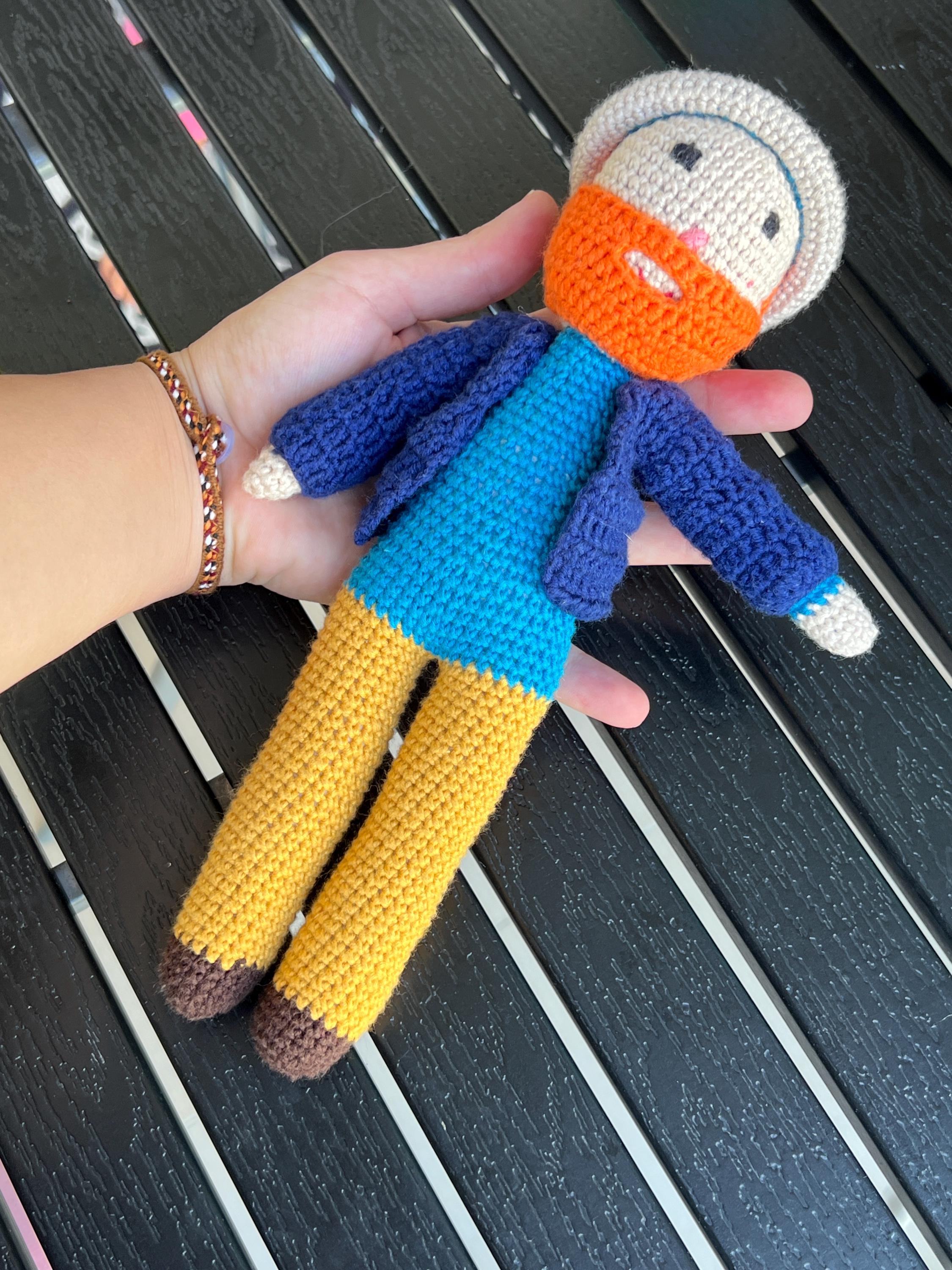 Crochet PDF Pattern-vincent Van Gogh Amigurumi, Famous Painter Crochet ...