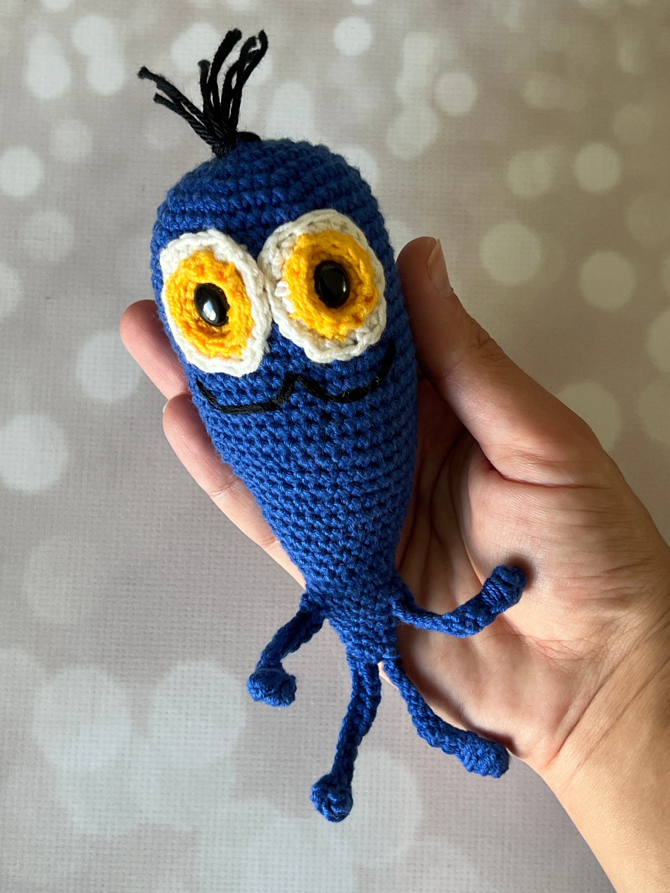 CROCHET PDF PATTERN: Giardia Lamblia Amigurumi Crochet Microbe Toy by ...