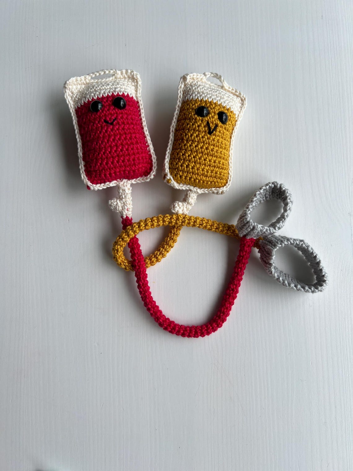 CROCHET PDF PATTERN: Iv Serum/ Blood Bag Amigurumi Surgical Tool ...