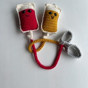 CROCHET PDF PATTERN: Iv Serum/ Blood Bag Amigurumi Surgical Tool ...