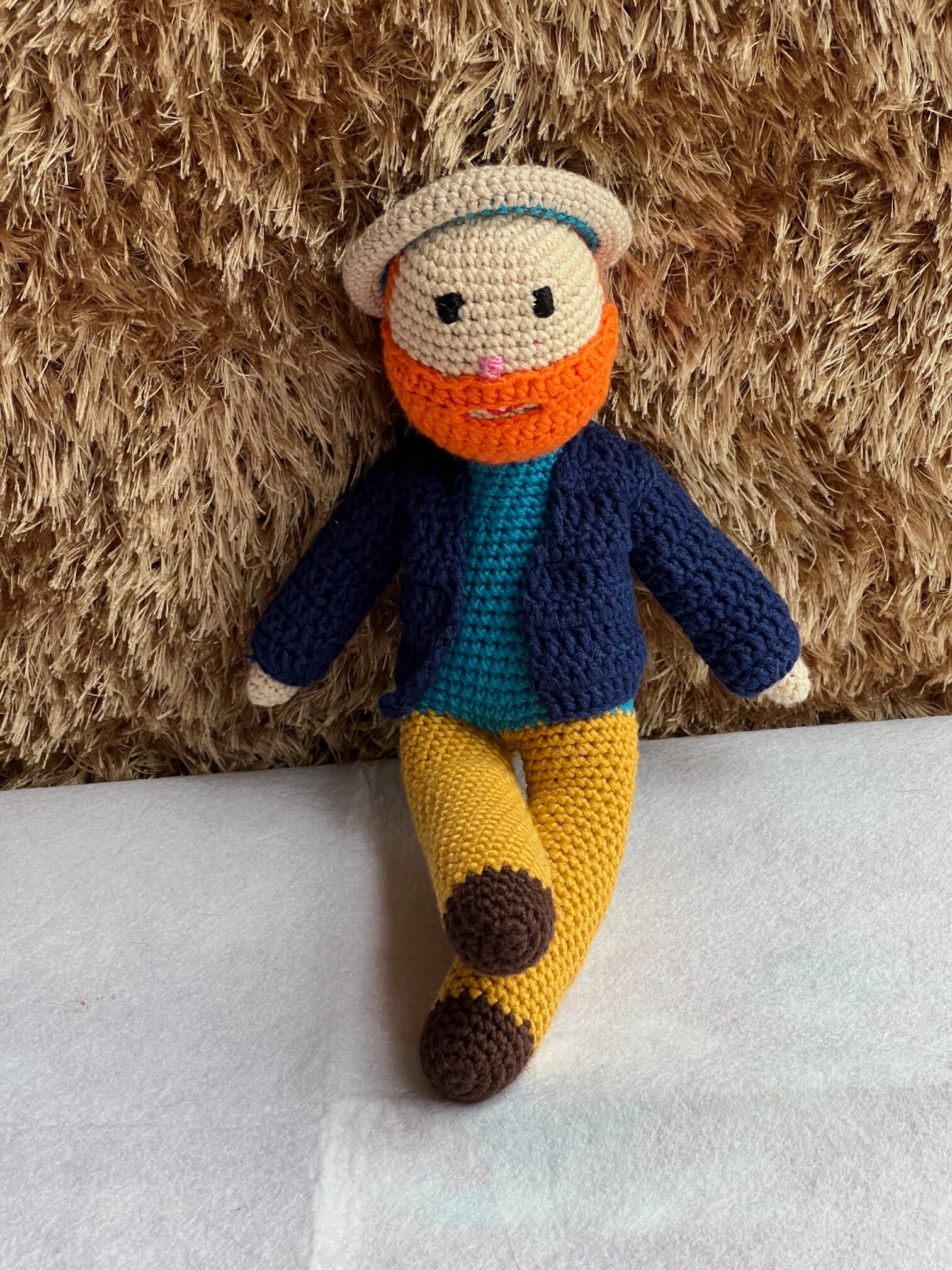 Crochet PDF Pattern-vincent Van Gogh Amigurumi, Famous Painter Crochet ...