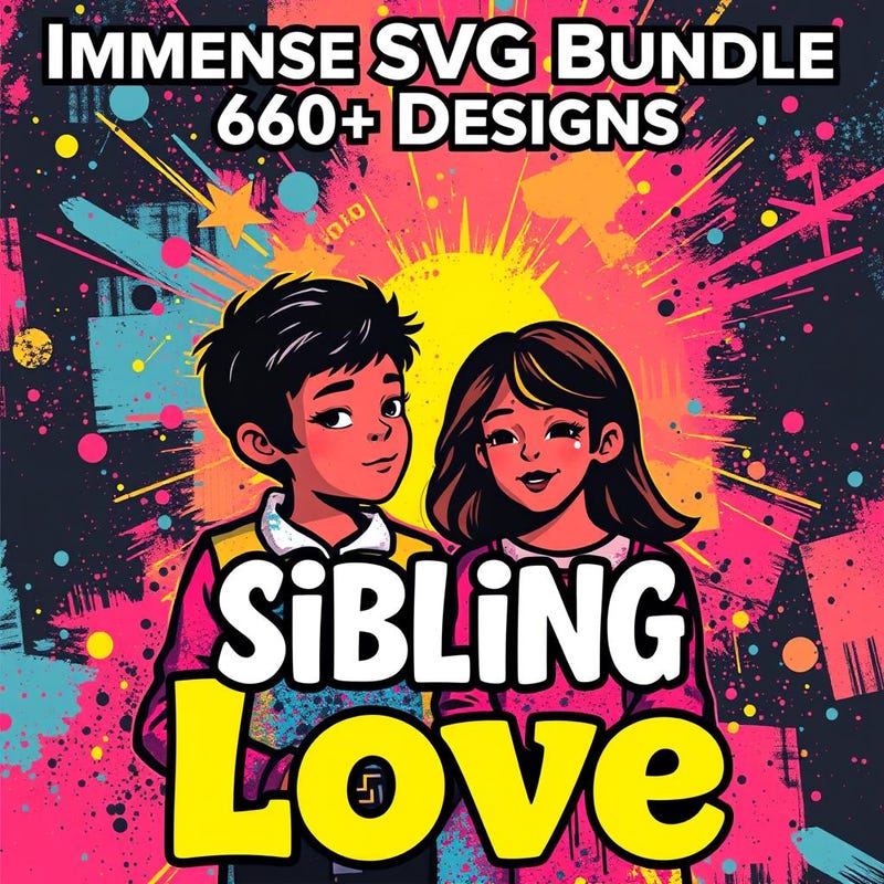 Sibling Svg - Etsy