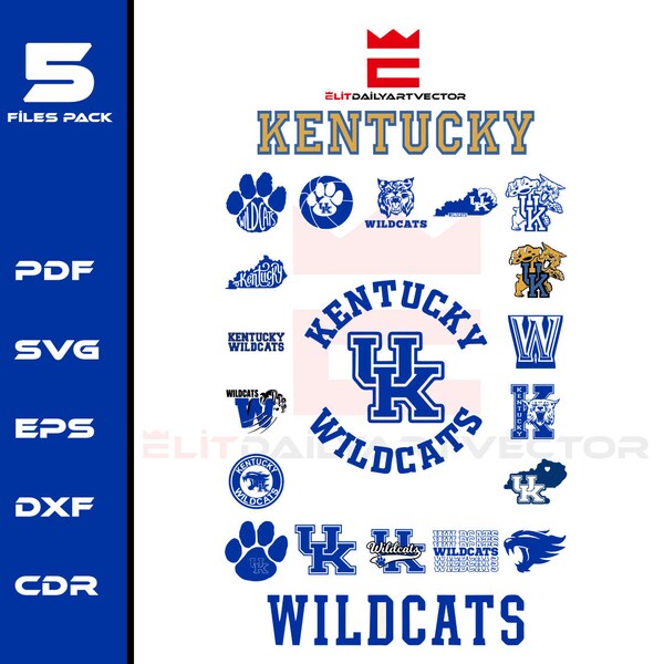 Kentucky Wildcats Svg - Etsy