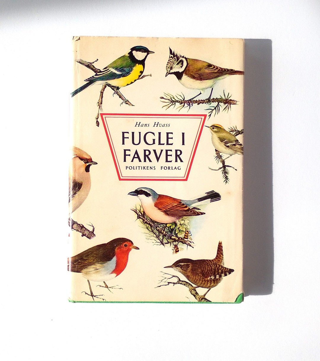 1969 Vintage Danish Bird Book With Colour Illustrations Fugle in Farver ...