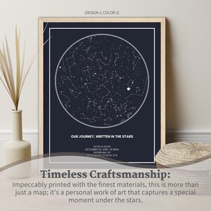 Custom Star Map by Date, Constellation Chart Printable, Anniversary ...