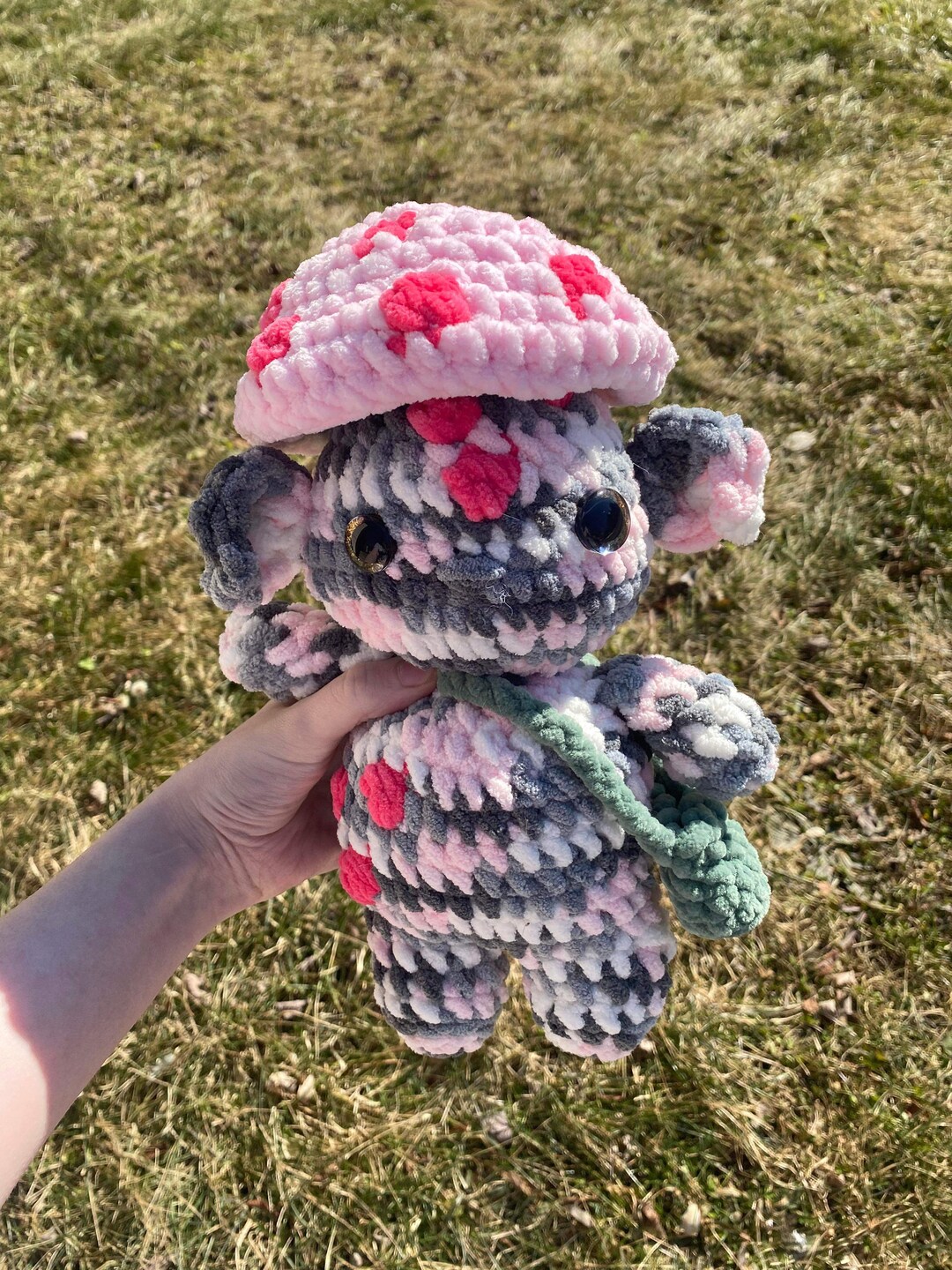 Pretty Pink Goblin Crochet Plushy - Etsy