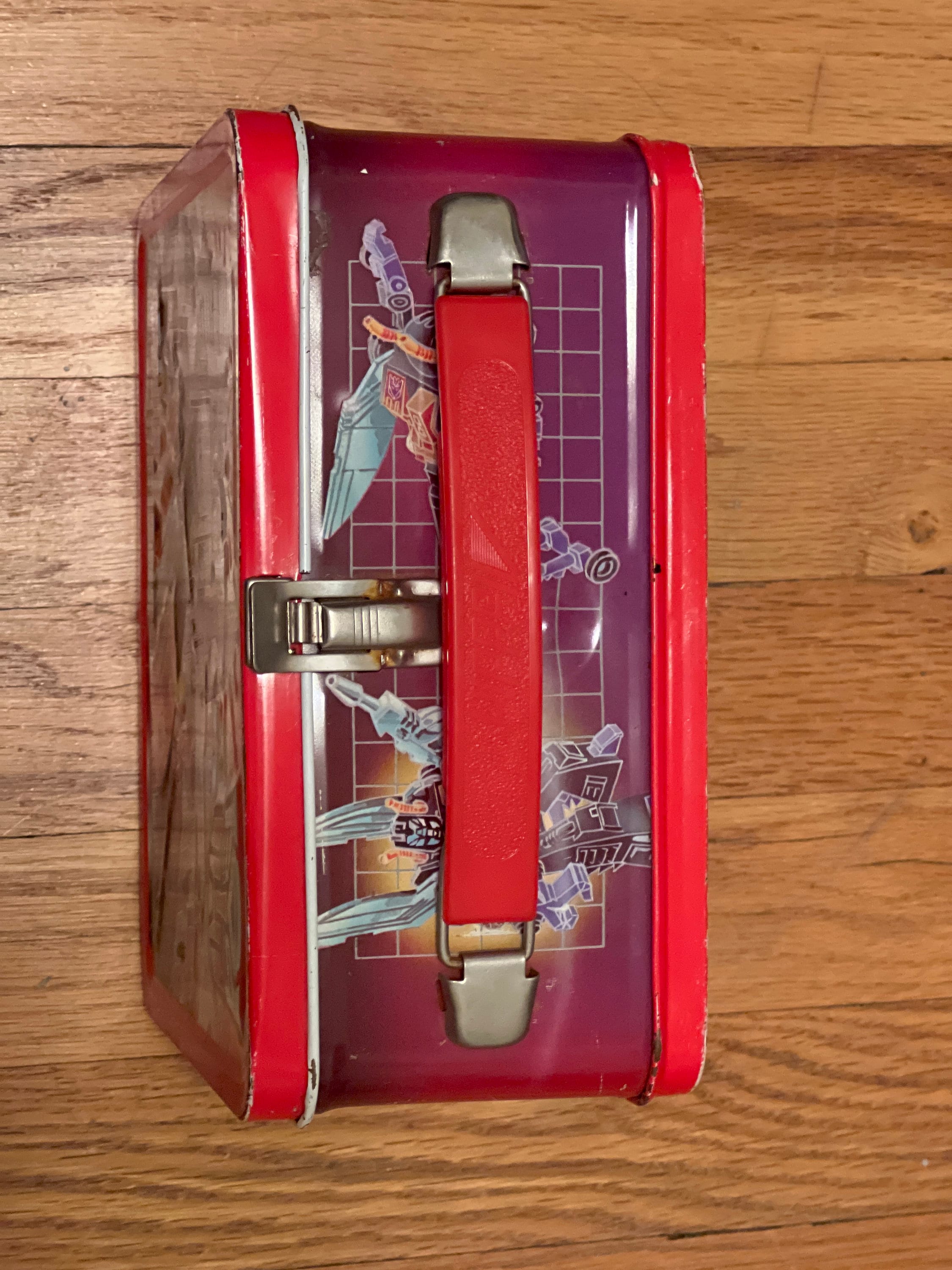 Vintage Aladdin Transformers Metal Lunchbox With Thermos 1986 Hasbro - Etsy