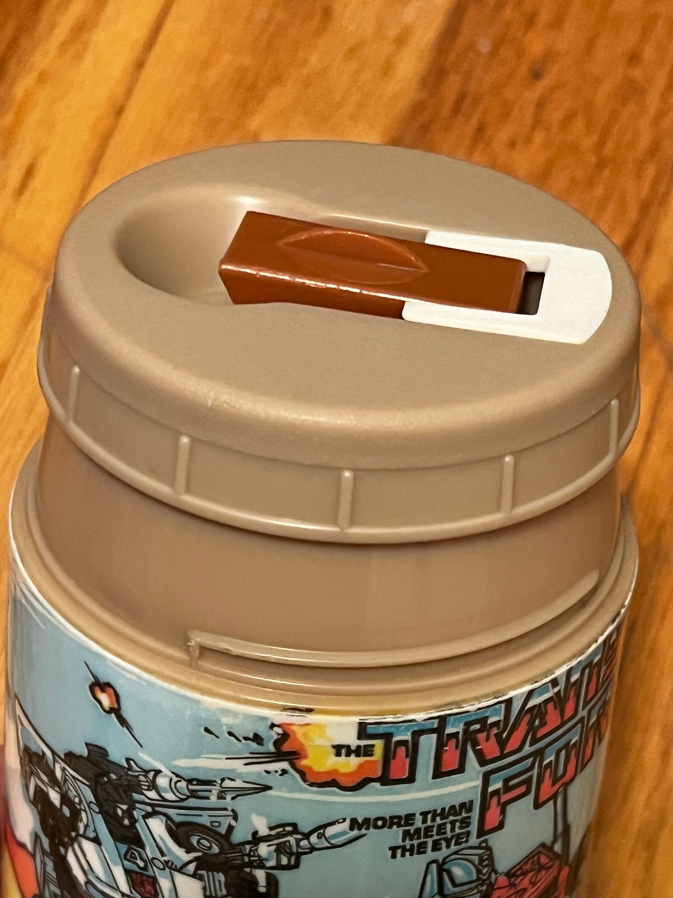 Vintage Aladdin Transformers Metal Lunchbox With Thermos 1986 Hasbro - Etsy