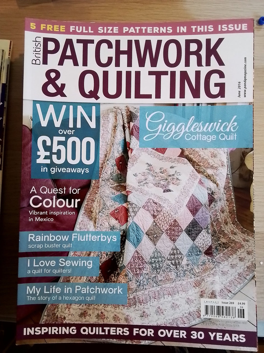 Patchwork and Quilting Magazine Issue No 269 Back Issues - Etsy