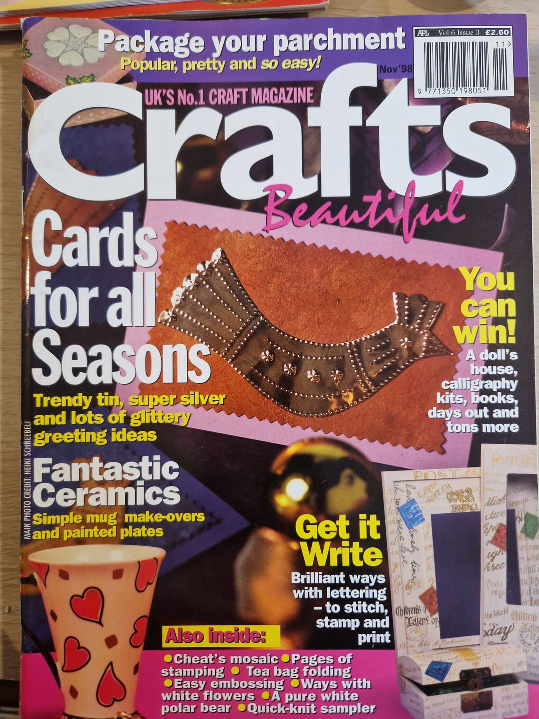 Crafts Beautiful Magazine Issue 3 Back Issues - Etsy