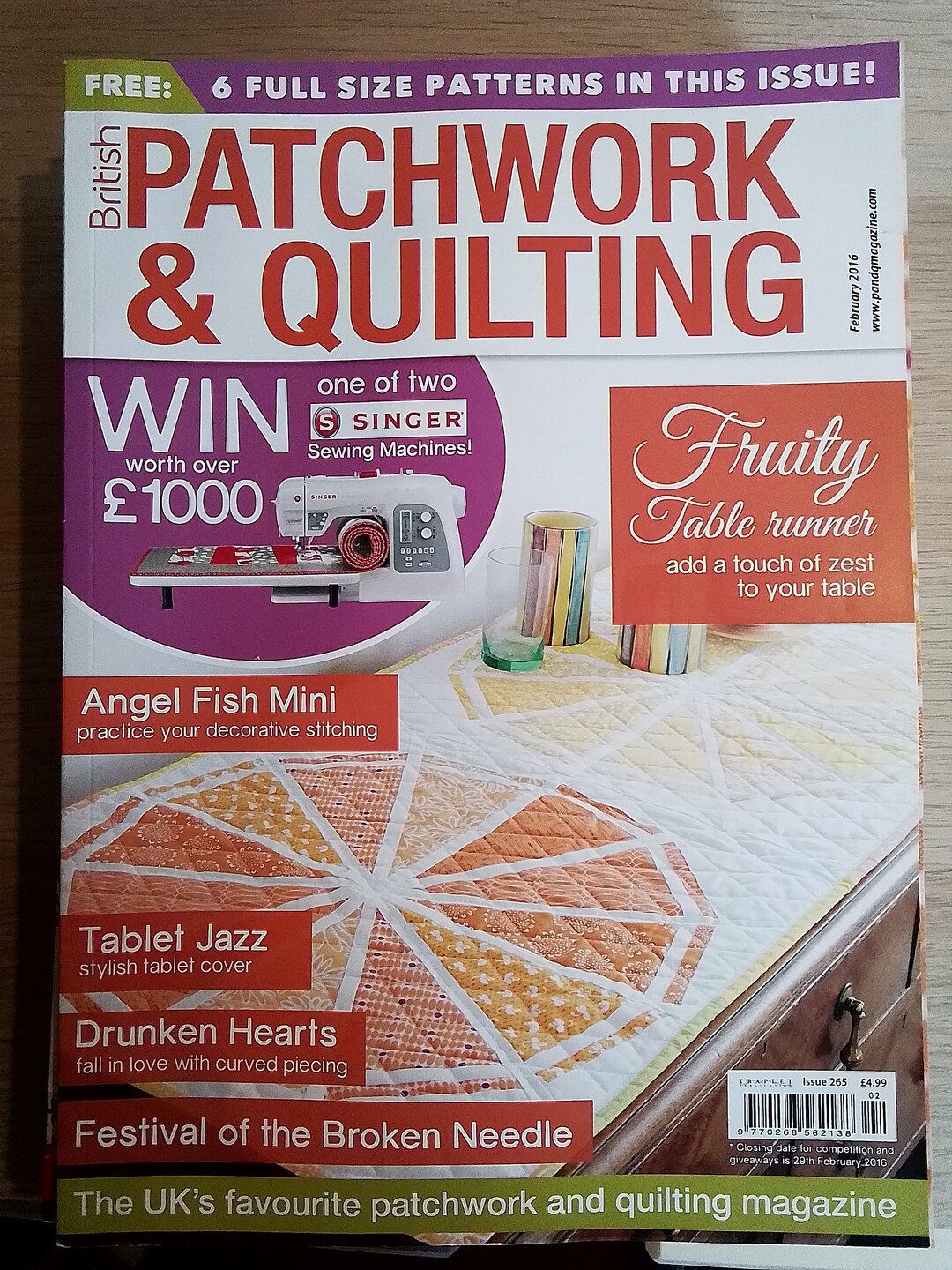 Patchwork and Quilting Magazine Issue No 265, Back Issues - Etsy