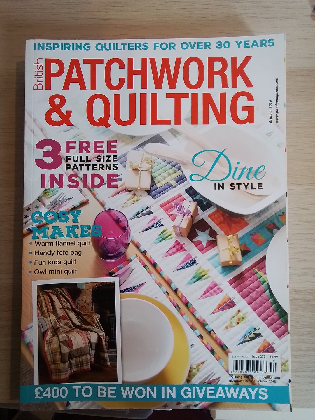 Patchwork and Quilting Magazine Issue No 273, Back Issues - Etsy