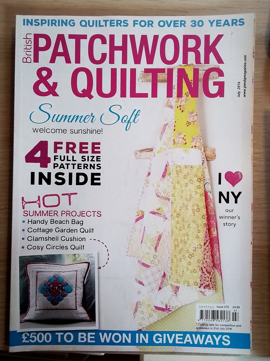 Patchwork and Quilting Magazine Issue No 270, Back Issues - Etsy