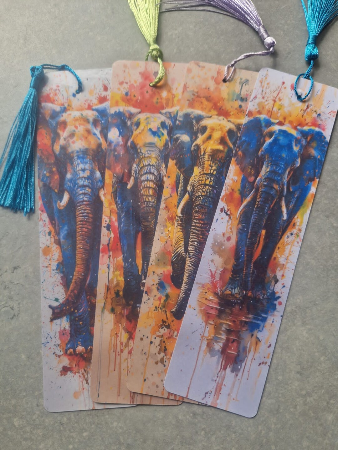 Elephant Bookmarks, Book Lover Gift, Family Gift, Beautiful Bookmarks ...