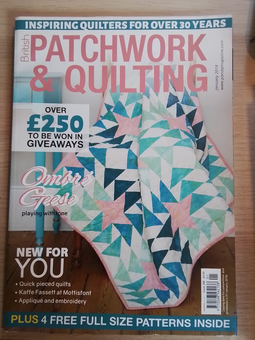 Patchwork and Quilting Magazine Issue No 288, Back Issues - Etsy