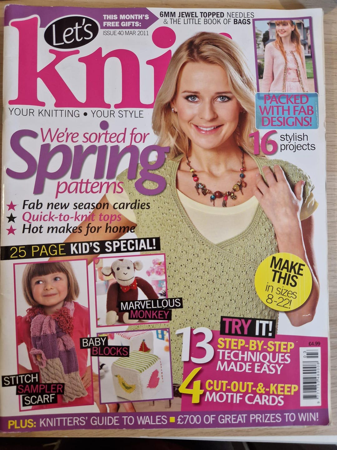 Let's Knit Magazine Back Issue 40 - Etsy