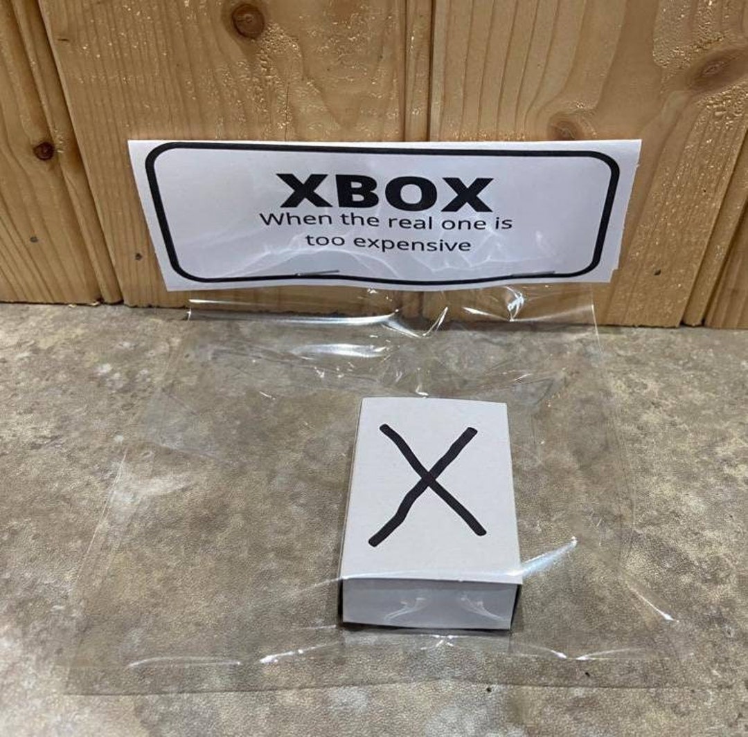 X Box Birthday Joke Present, Gift for Him, Birthday Gifts, Gag Gift ...